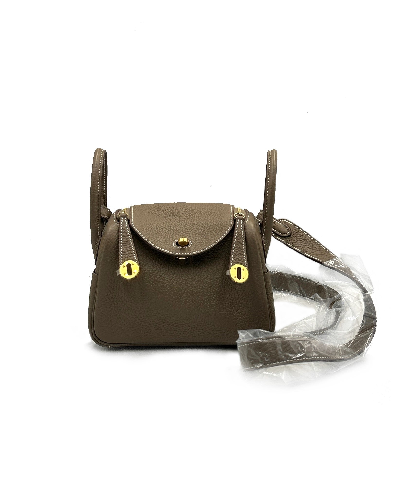 HERMES Mini Lindy - 灰金 – REALYOU